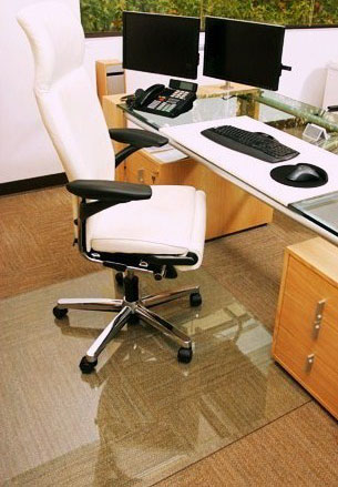 Glass Desk Chair Mats are Glass Mats by American Chair Mats